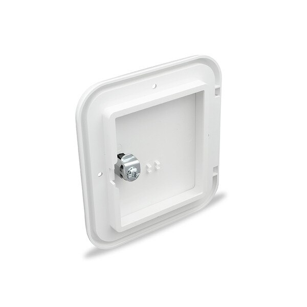 B&B Molders Multi-Purpose Backless Hatch, Thumb Lock, Polar White